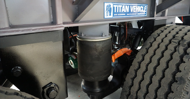 What are the benefits of using air suspension for 40ft flatbed trailer?