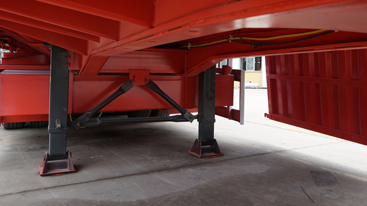 Drop side semi trailer vehicle structure - TITAN Vehicle