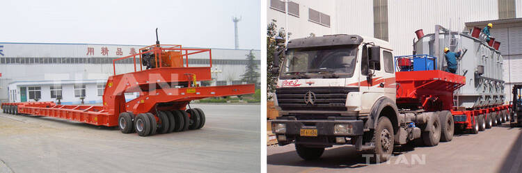 Multi-Axles Modular Trailer for Heavy Haul Transport-TITAN Vehicle