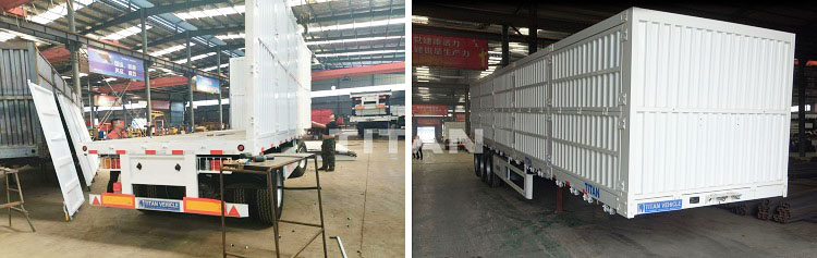 3 Axle Box Van Semi Trailer for Sale in Malawi