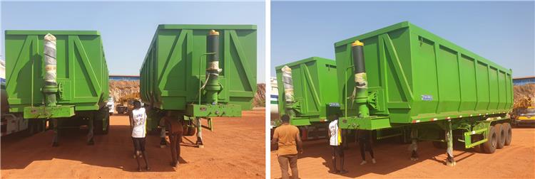 Tipping Trailer | 3 Axle 100 Ton Semi Tipper Trailer for Sale in Kenya ...