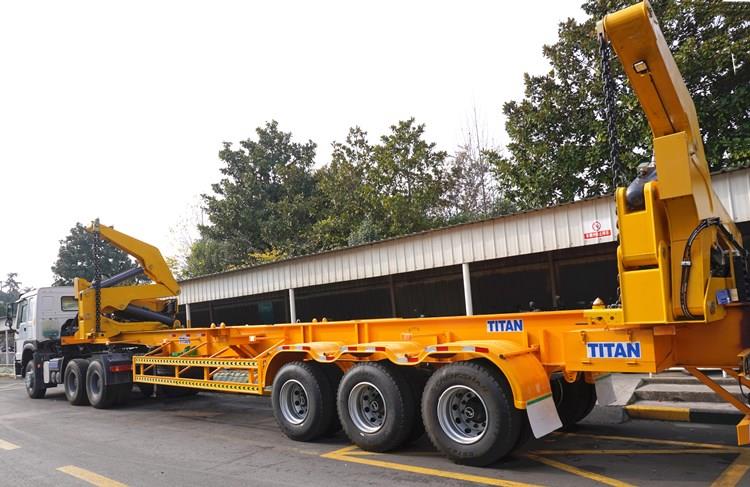 40Ft 45T Side Loader Container Trailer for Sale in Dominica Santo ...