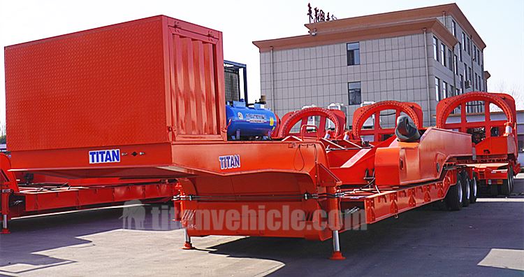 Windmill Blade Trailers Transported and Used in Vietnam