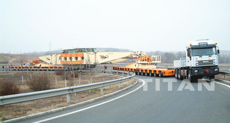 Self propelled modular transporter trailer for sale - TITAN Vehicle