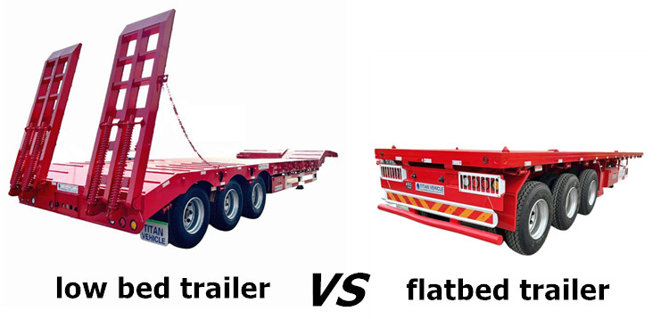 40FT Low Bed Trailer for Sale Dimensions, Price