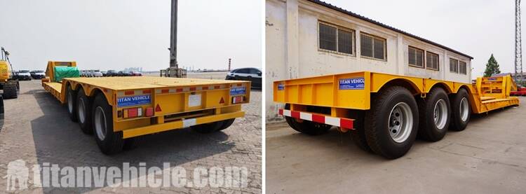 3 Axle Lowboy Gooseneck Trailer for Sale and will be sent to Namibia