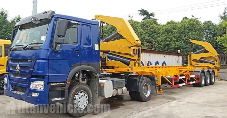 40FT Container Side Loader Truck Trailer will be sent to Fiji