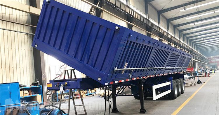 Tri Axle 40 Ton Side Tipper Trailer for Sale in Congo