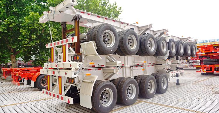 4 Axle Container Chassis Trailer for Sale in Ghana