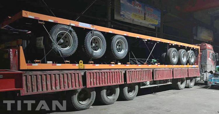 40ft Shipping Container Flat Bed Trailer for Sale in Botswana