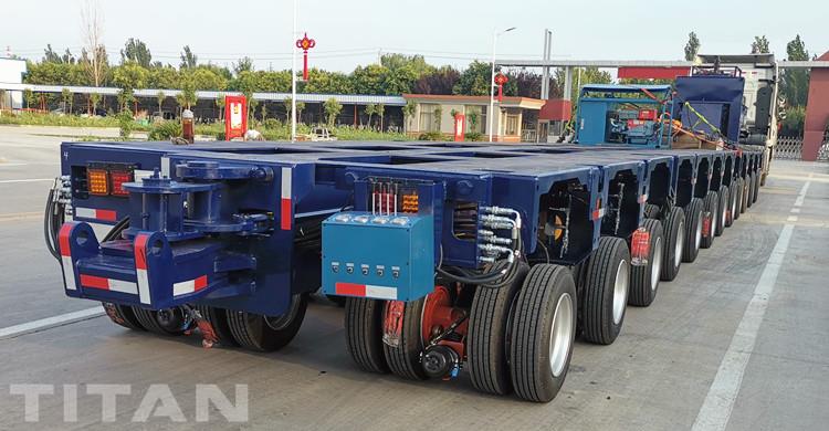 Hydraulic Multi Axle Modular Trailer for Heavy Equipment Transport for ...