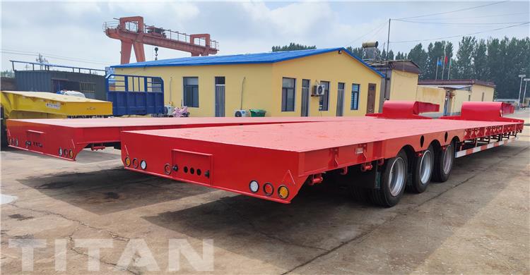 Tri Axle 80T Low Loader Trailer for Sale In Papua New Guinea