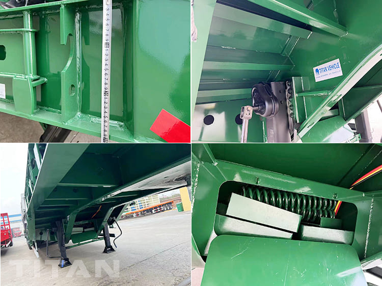 100 Ton 4 Axle Step Deck Trailer with Ramps for Sale in Tanzania