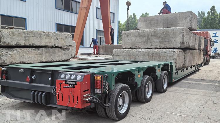 Hydraulic Low Bed Trailer for Sale in Saudi Arabia