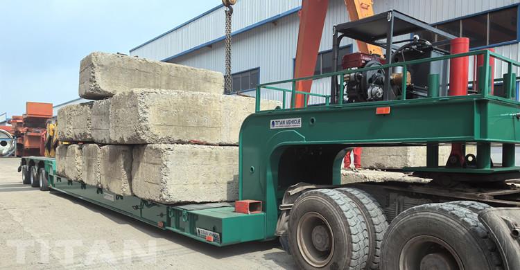 Hydraulic Low Bed Trailer for Sale in Saudi Arabia