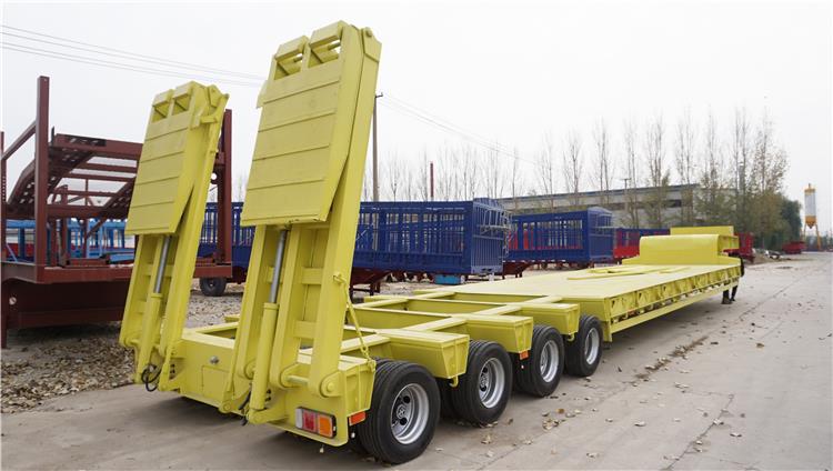 Different types of Lowbed Trailers for heavy equipment and special ...