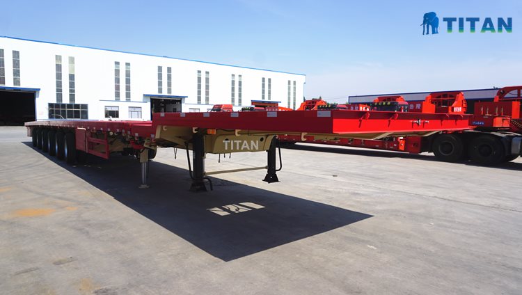 Extendable Lowbed Trailer | Extendable Trailer for Sale - TITAN Vehicle