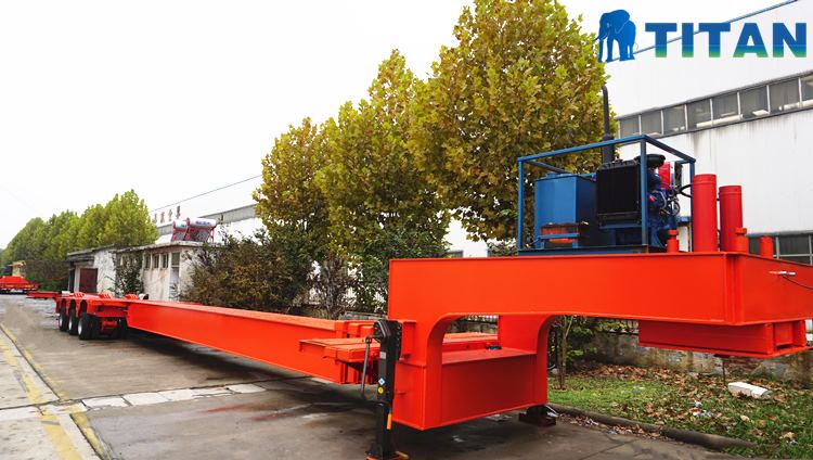Extendable Lowbed Trailer | Extendable Trailer for Sale - TITAN Vehicle