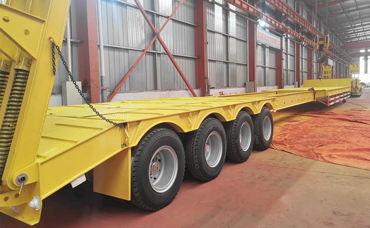 Different types of Lowbed Trailers for heavy equipment and special ...