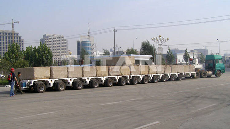 Hydraulic Multi Axle Trailer | Self Propelled Modular Transporter ...