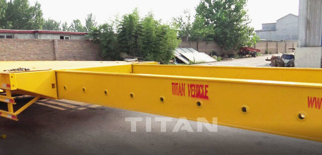 18m extendable lowbed trailer for sale in Africa