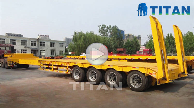 18m extendable lowbed trailer for sale in Africa