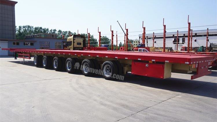6 Axle 62m Wind Blade Transporta Semi Trailer for Sale in Qui Nhon
