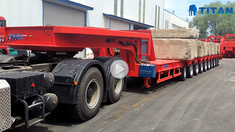 10 Axle Extendable Trailer for Sale in Vietnam