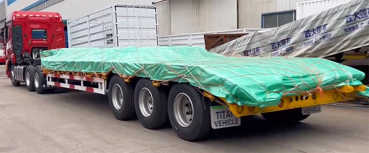 Low Loader Trailer | 4 Axle Semi Low Loader Trailer for Sale