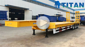 Low Loader Trailer | 4 Axle Semi Low Loader Trailer for Sale