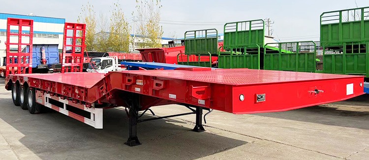 80T 3 Axle Semi Low Loader Trailer | Low Loader Truck for Sale in Botswana