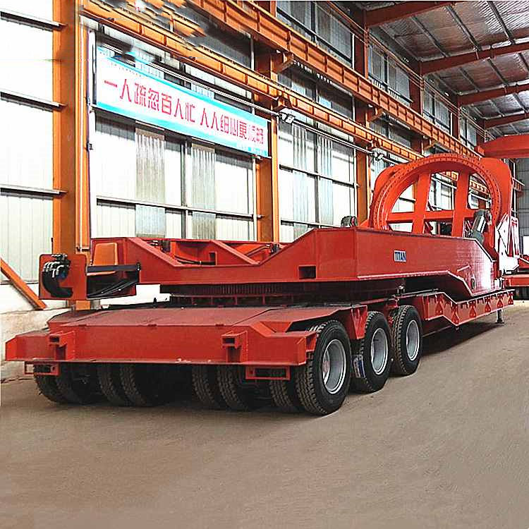 wind blades transporting windmill carrier trailer