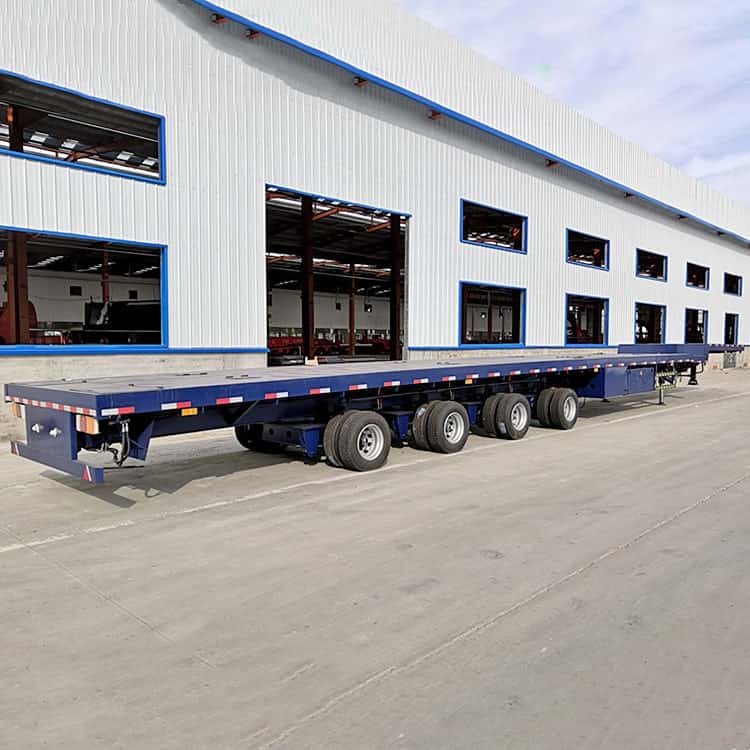 4 Axle Long Vehicle Extendable Trailer for Sale