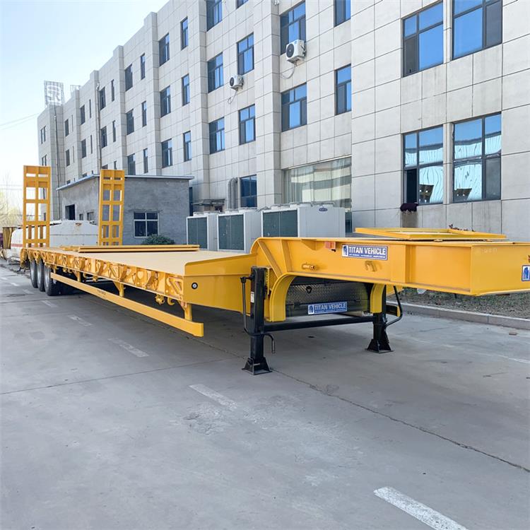 50 Ton Lowbed Trailer for Sale in Guinea - TITAN Vehicle