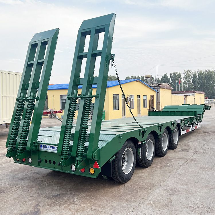 Low Loader Price | 4 Axle Low Loader Trailer for Sale in Indonesia