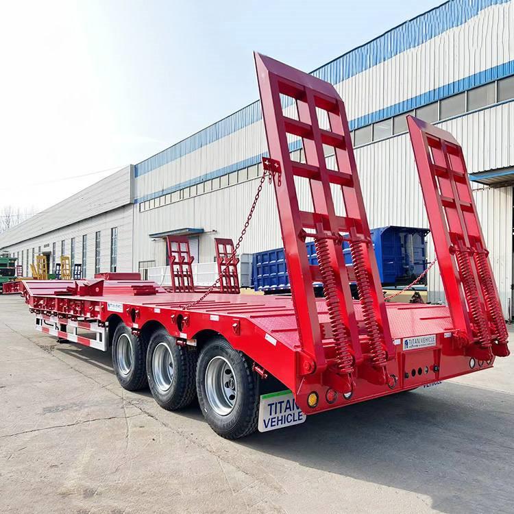 80T 3 Axle Semi Low Loader Trailer | Low Loader Truck for Sale in Botswana