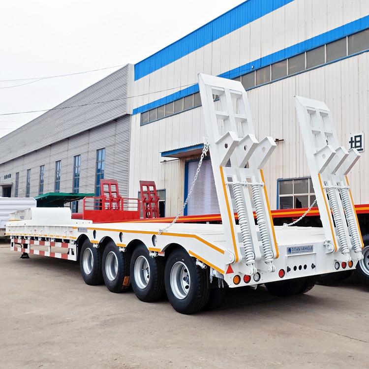 4 Axle Semi Low Bed Trailer for Sale in Algeria