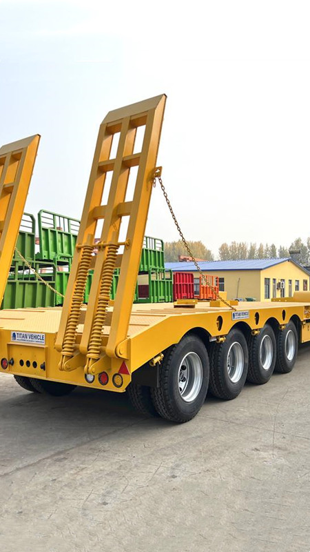 4 Axle Lowbed Truck | 100 Ton Lowbed Trailer for Sale