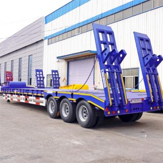 Different types of Lowbed Trailers for heavy equipment and special ...